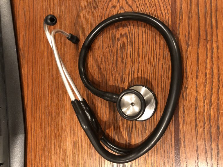 I’m retiring my first stethoscope