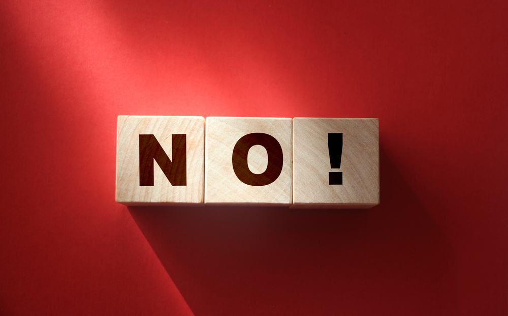 Setting boundaries and the power of saying no